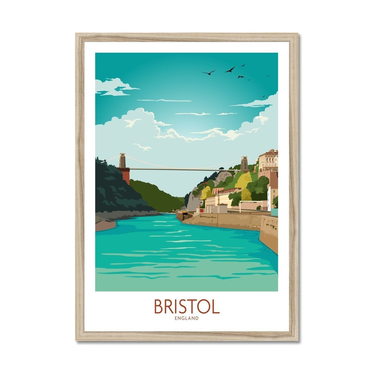 Bristol Poster Bristol Print Bristol Wall Art Bristol | Etsy UK