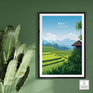 Bali Prints Wall Art Print Travel Print | Home Décor Poster Gift ...