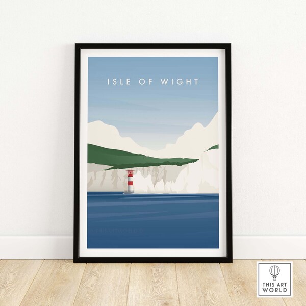 Isle of Wight Print - Etsy UK