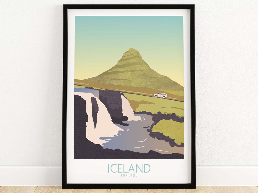 Iceland Print | Iceland Travel Poster | Iceland Wall Art | Iceland ...
