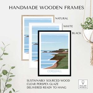Cornwall Poster Print Wall Art Cornish Coastal Artwork - Etsy