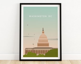 Washington Dc Poster | Etsy