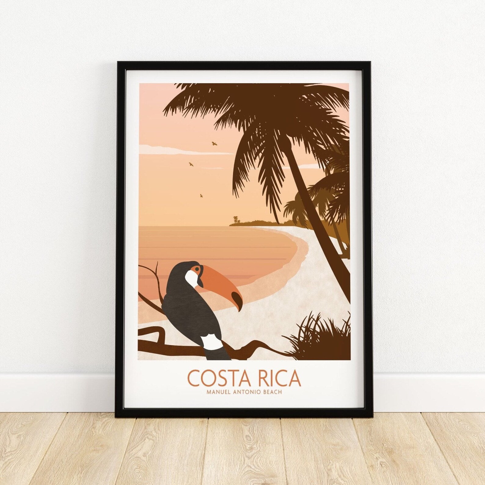 Costa Rica Print Costa Rica Poster Costa Rica Wall Art - Etsy