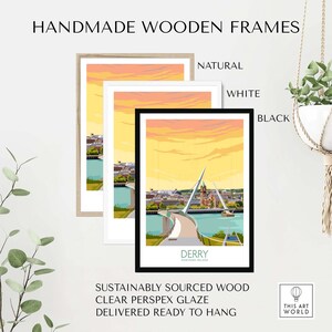 Derry Print | Derry Poster | Derry Wall Art | Northern Ireland Poster ...