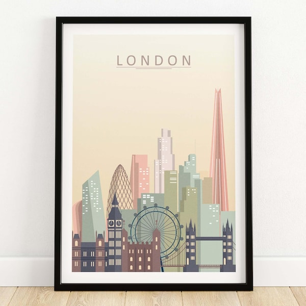 London Poster - Etsy UK
