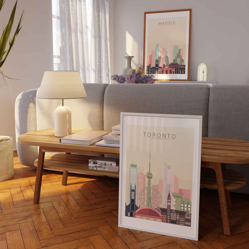 Manchester Skyline Poster Print Manchester Wall Art | Etsy