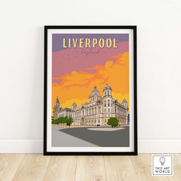Liverpool Skyline - Etsy UK