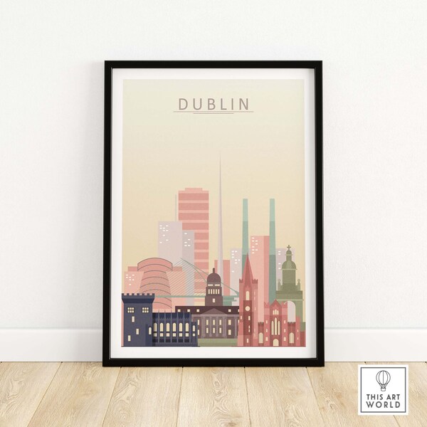 Dublin Poster - Etsy UK