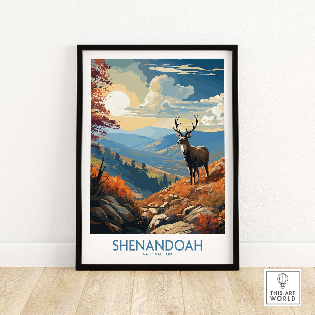 Shenandoah National Park Print Art Print Travel Print | Home Décor ...