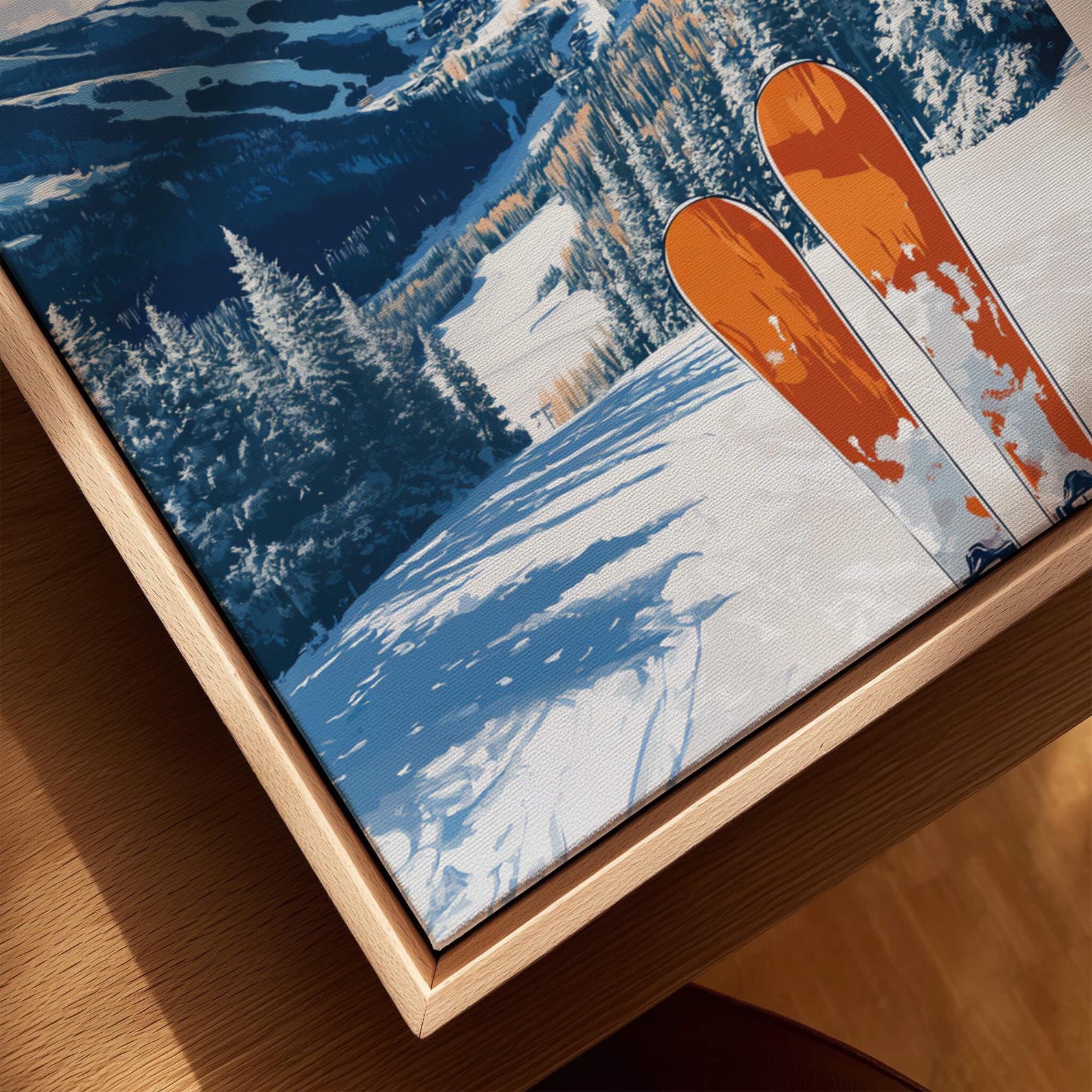 Vail Travel Poster - Colorado Vail Ski Resort Travel Print Wall Art ...