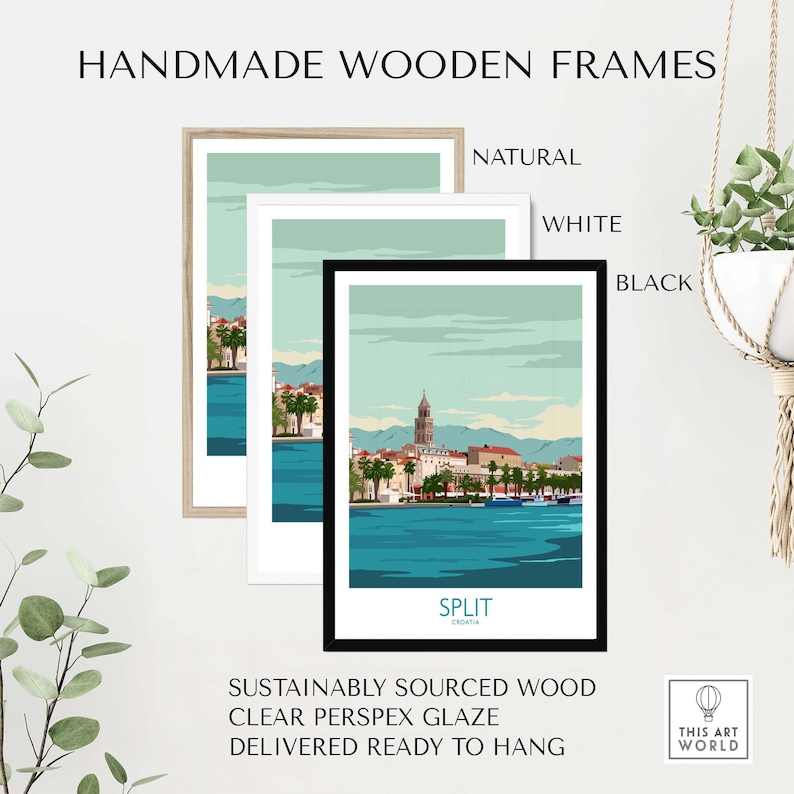 Croatia Split Poster Print Croatia Wall Art Croatia Travel - Etsy