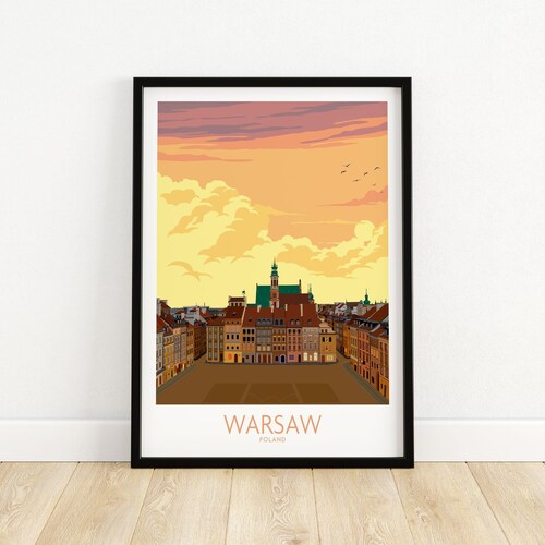 Wroclaw Poster Poland Print Polish Wall Art Home Decor | Etsy