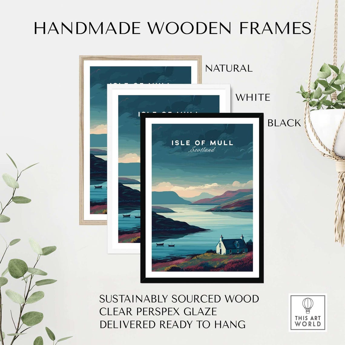 Isle of Mull Poster Scotland Print - Serene Scottish Wall Art Gift - Etsy