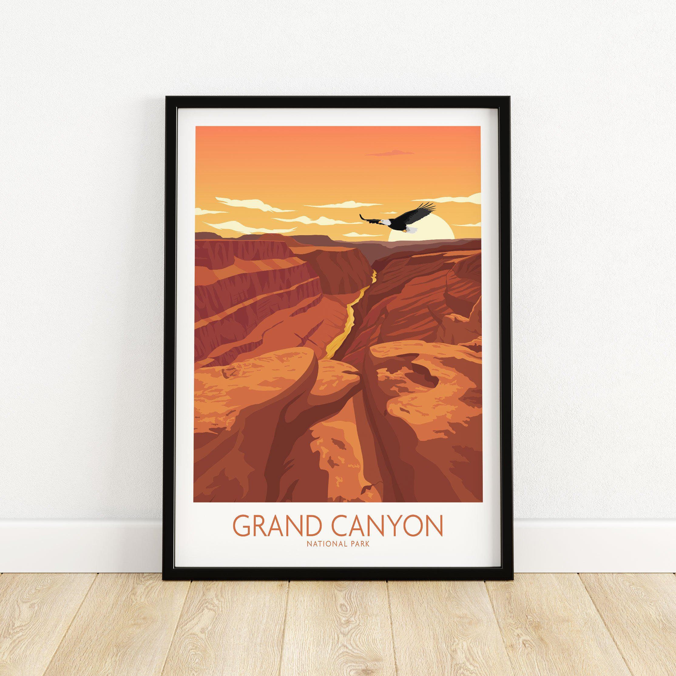 Grand Canyon National Park Poster Art Print Wall Art - Etsy