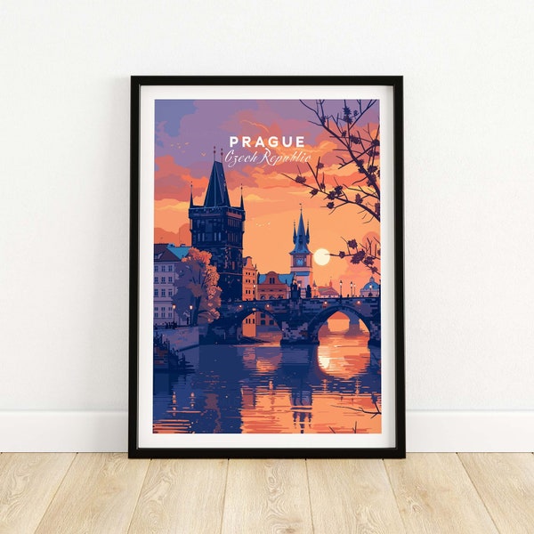 Prague Poster - Etsy