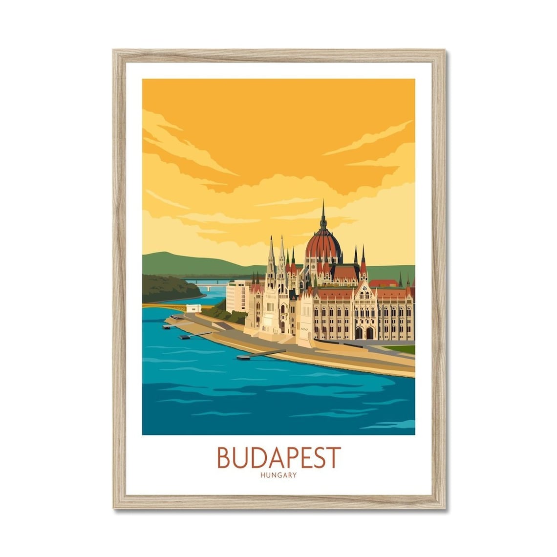 Budapest Poster Budapest Print Budapest Wall Art | Etsy