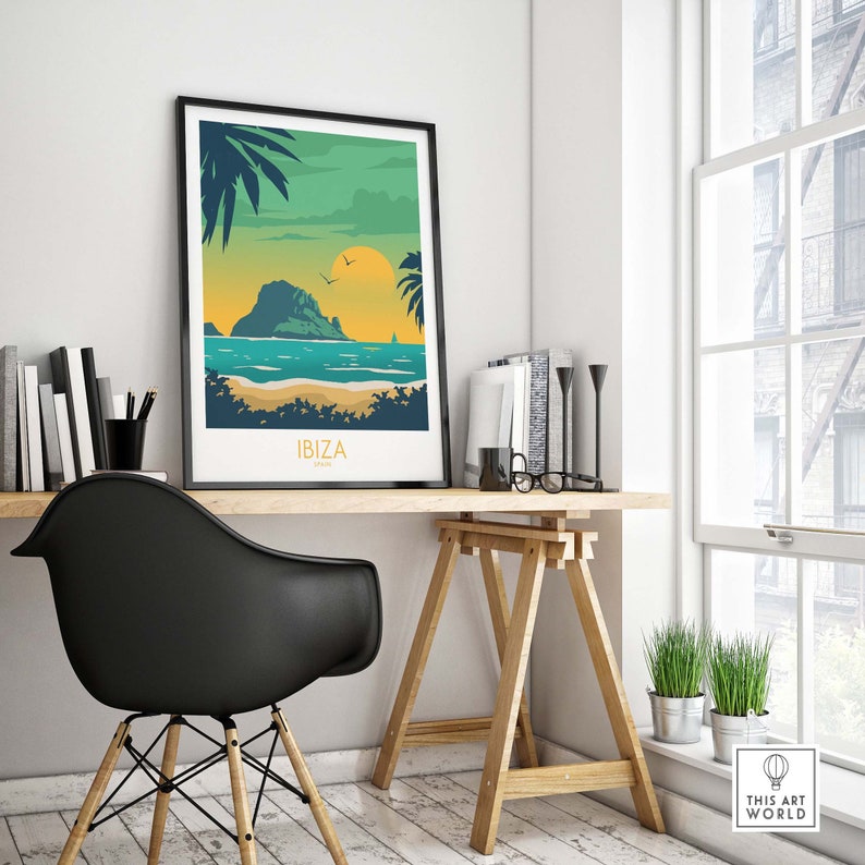 Ibiza Print Ibiza Travel Poster Ibiza Wall Art Spanish - Etsy
