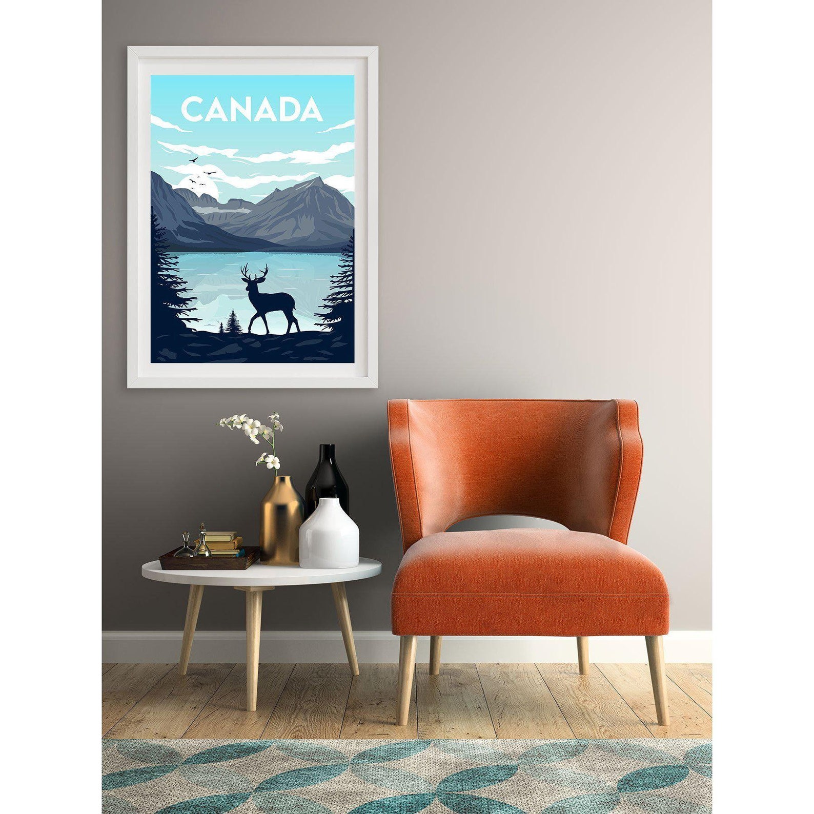 Canada Poster Wall Art Print Wall Art Travel Poster - Etsy