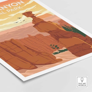 Bryce Canyon Print | National Park Poster Utah | Travel Poster | Framed ...