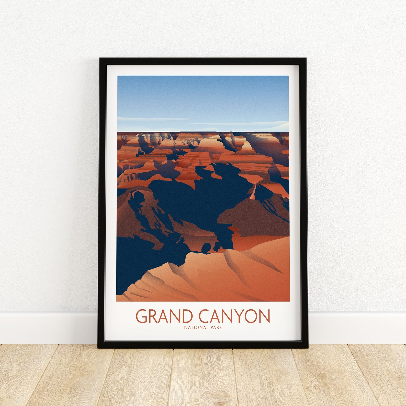 Grand Canyon National Park Art Print National Park Poster | Etsy