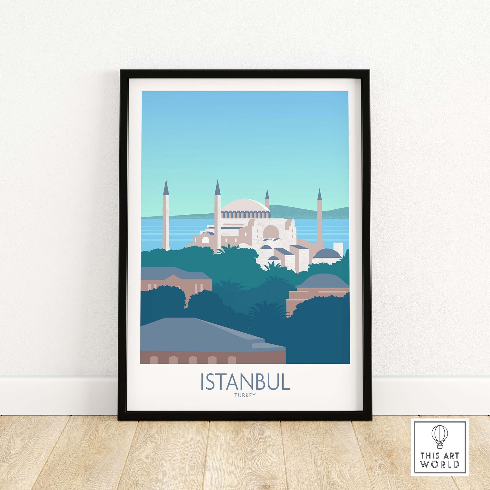 Istanbul Print Istanbul Travel Poster Istanbul Wall Art - Etsy