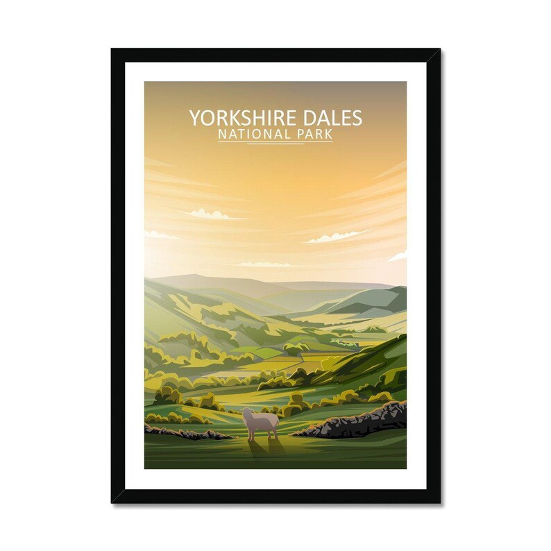 Yorkshire Dales Poster National Park Print UK Travel | Etsy