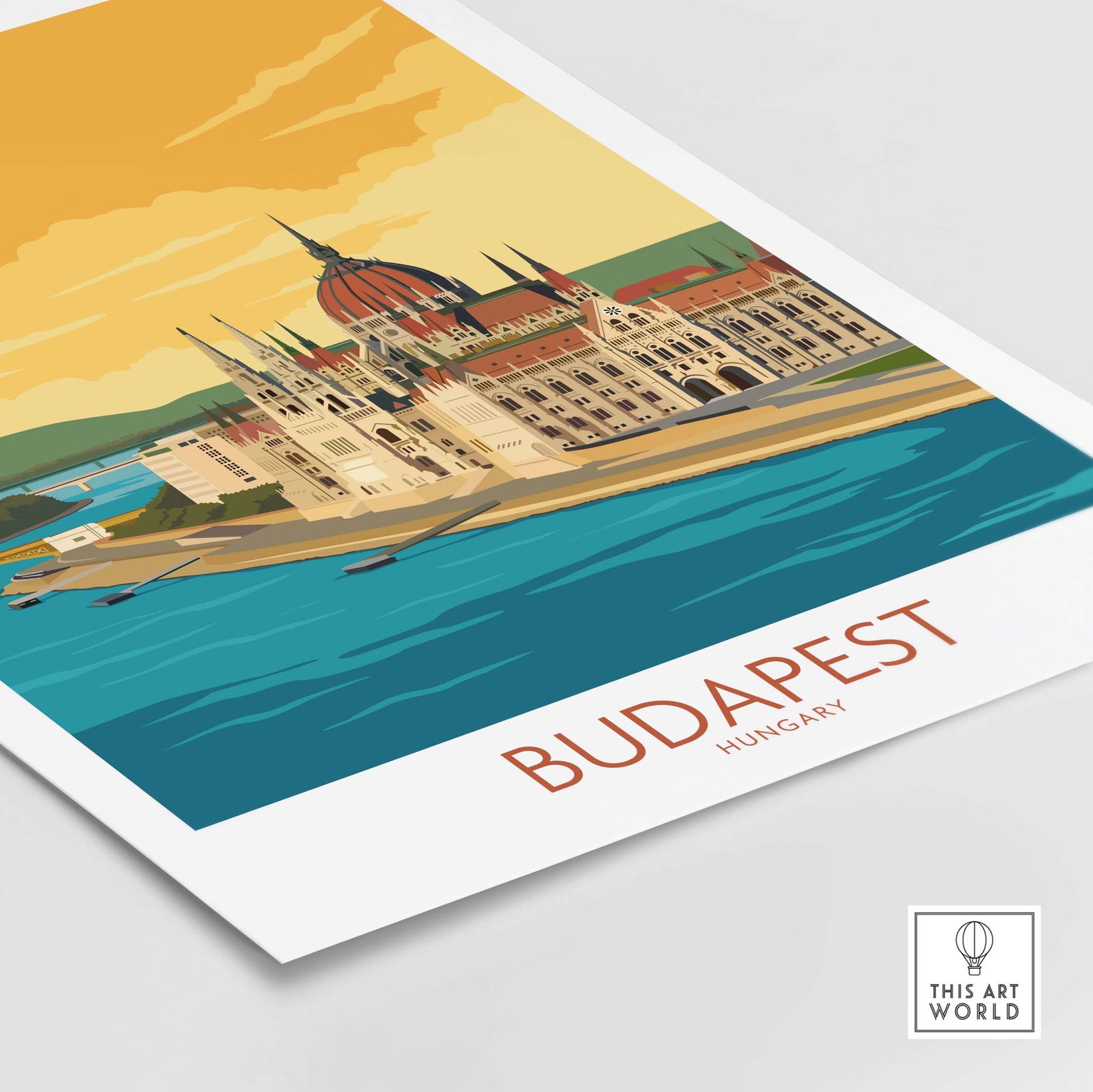 Budapest Poster Budapest Print Budapest Wall Art - Etsy