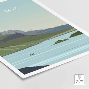 Isle of Skye Print Poster | Scotland Wall Art | Scottish Home Decor ...