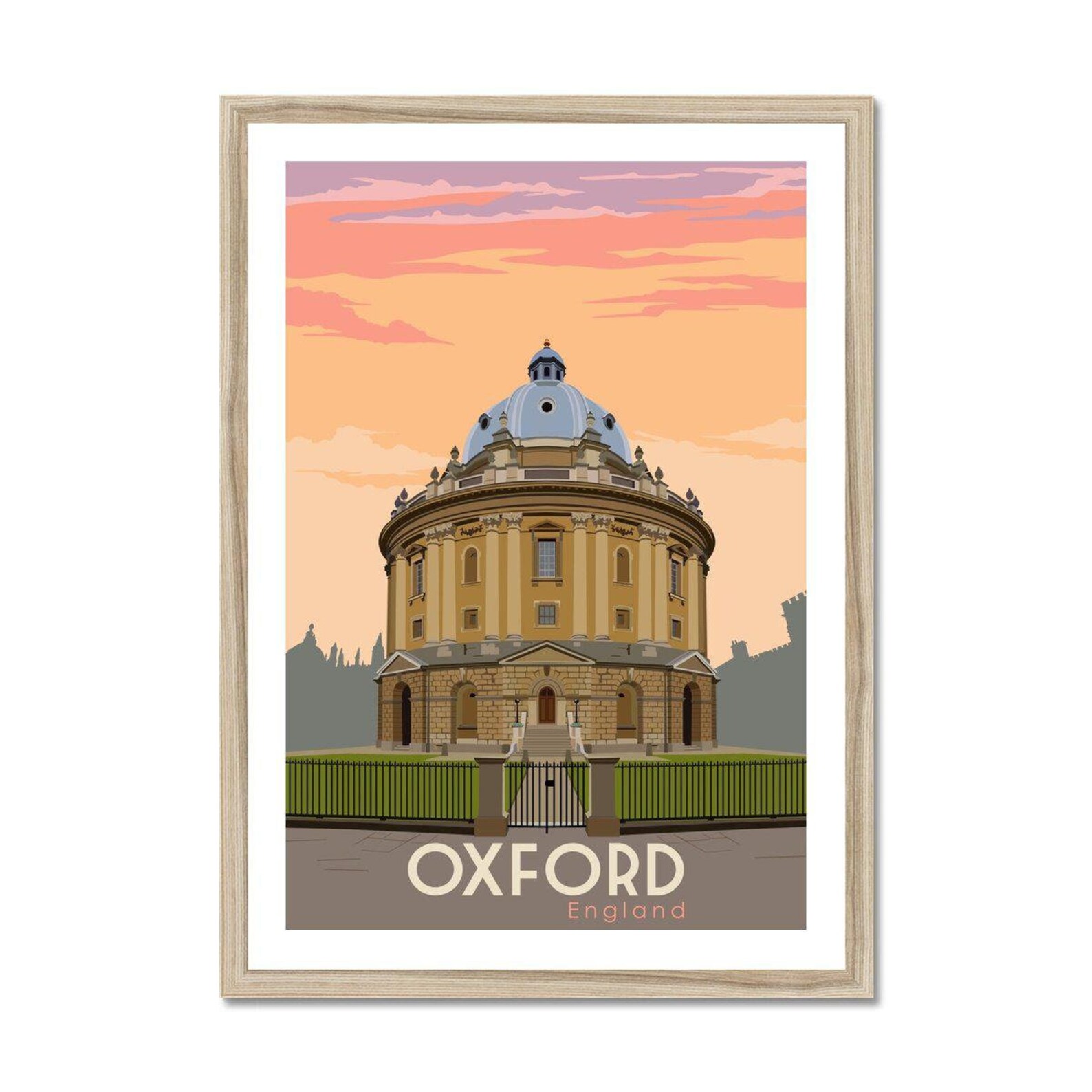 Oxford Print Oxford Poster Wall Art Oxford Gift Idea | Etsy UK