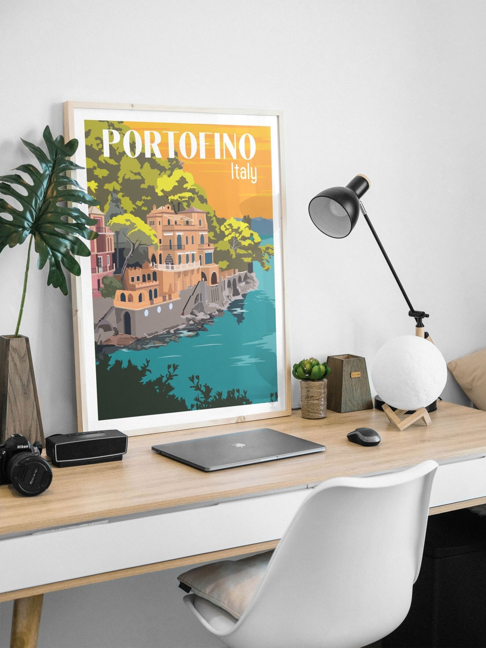 Portofino Print Portofino Wall Art Poster Portofino Italy - Etsy