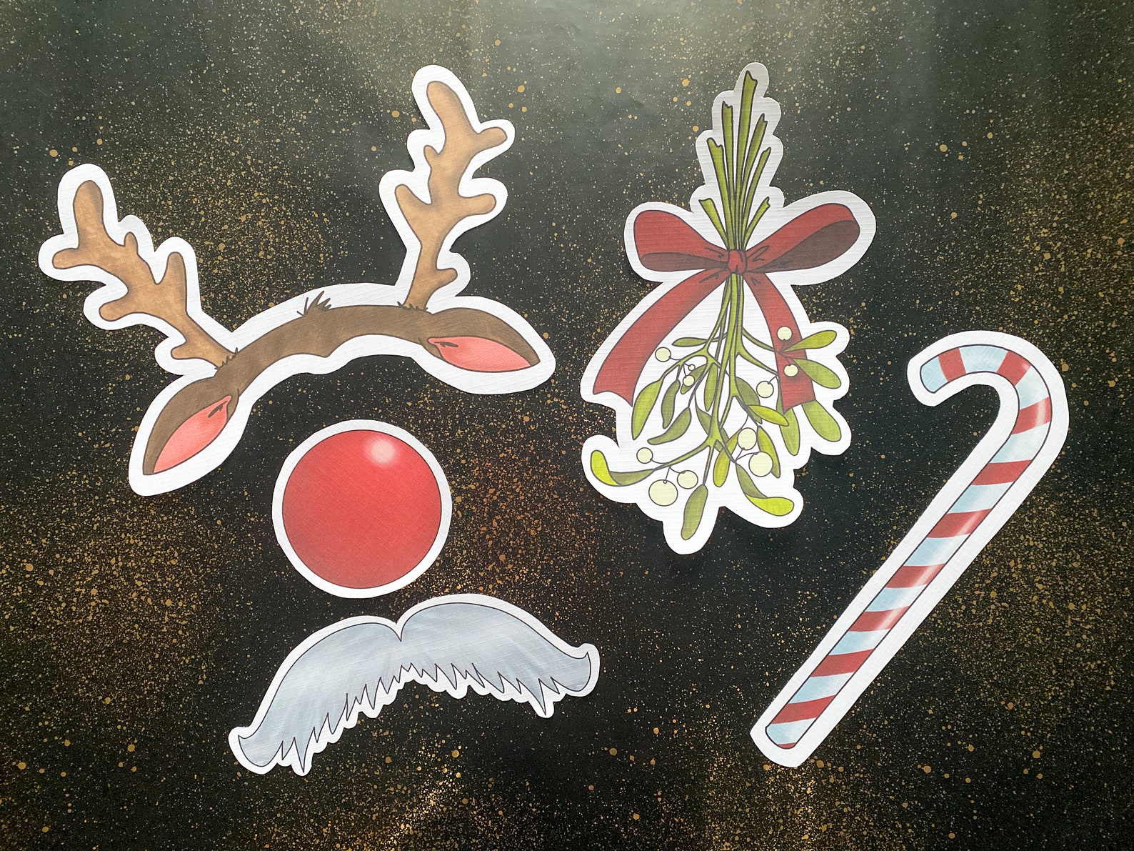 Printable Photo Props (x21) for a Christmas Party. Accessories for a ...