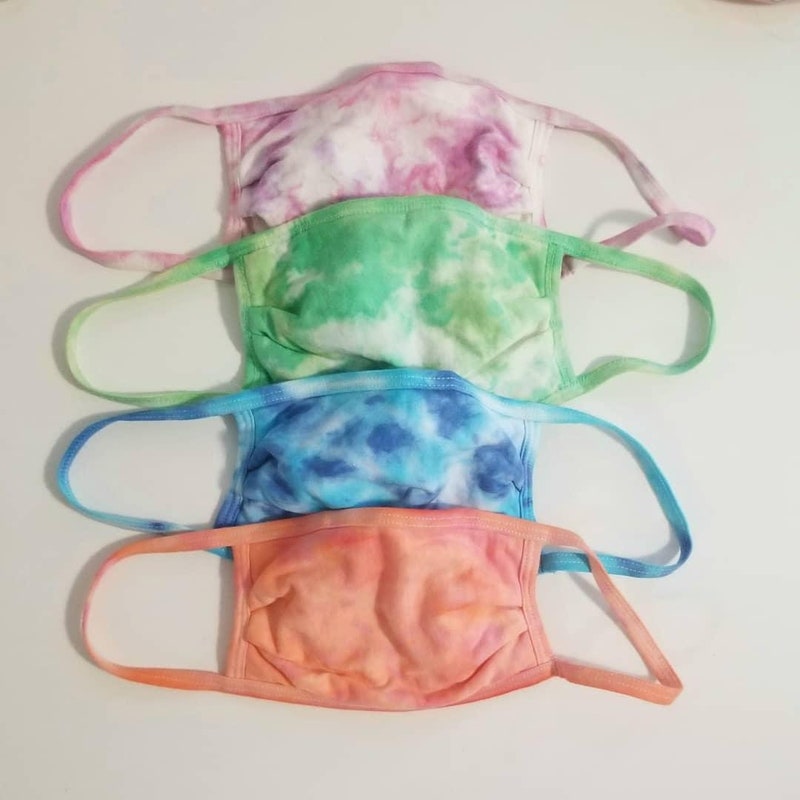 Tie Dye Face Mask - Etsy