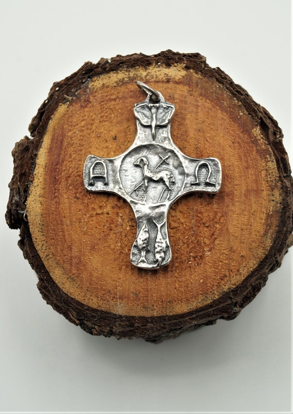 Alpha and Omega Cross . Sterling Silver. Catholics - Etsy