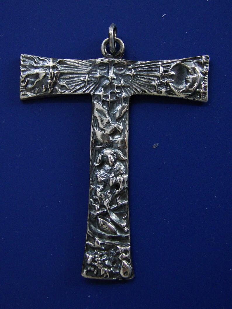 Tau Cross . Saint Francis Tau Cross Pendant St.francis of Assisi ...