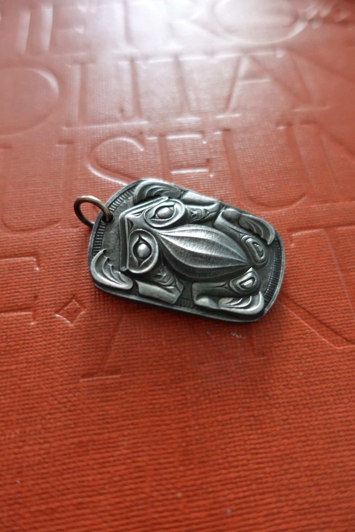 The Spirit of Frog Pendant .haida West Coast Native . Haida Monumental ...