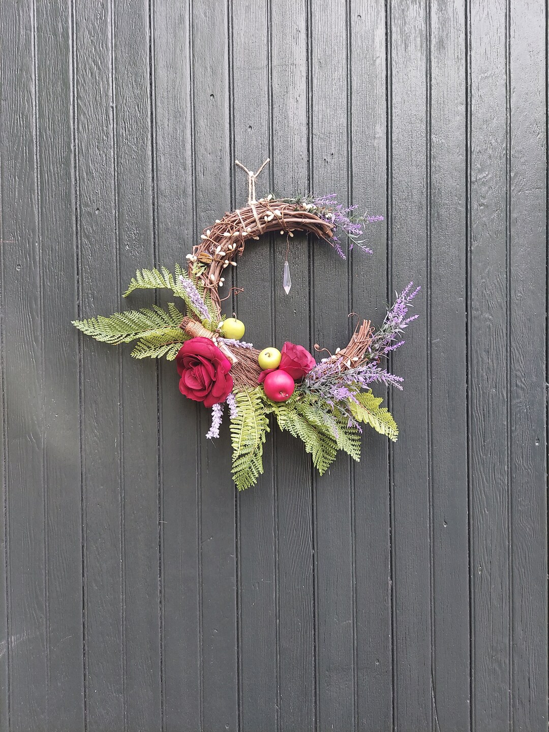 Practical Magic Inspired Wreath/ Tiger's Eye/ Lavender/ Witchy ...