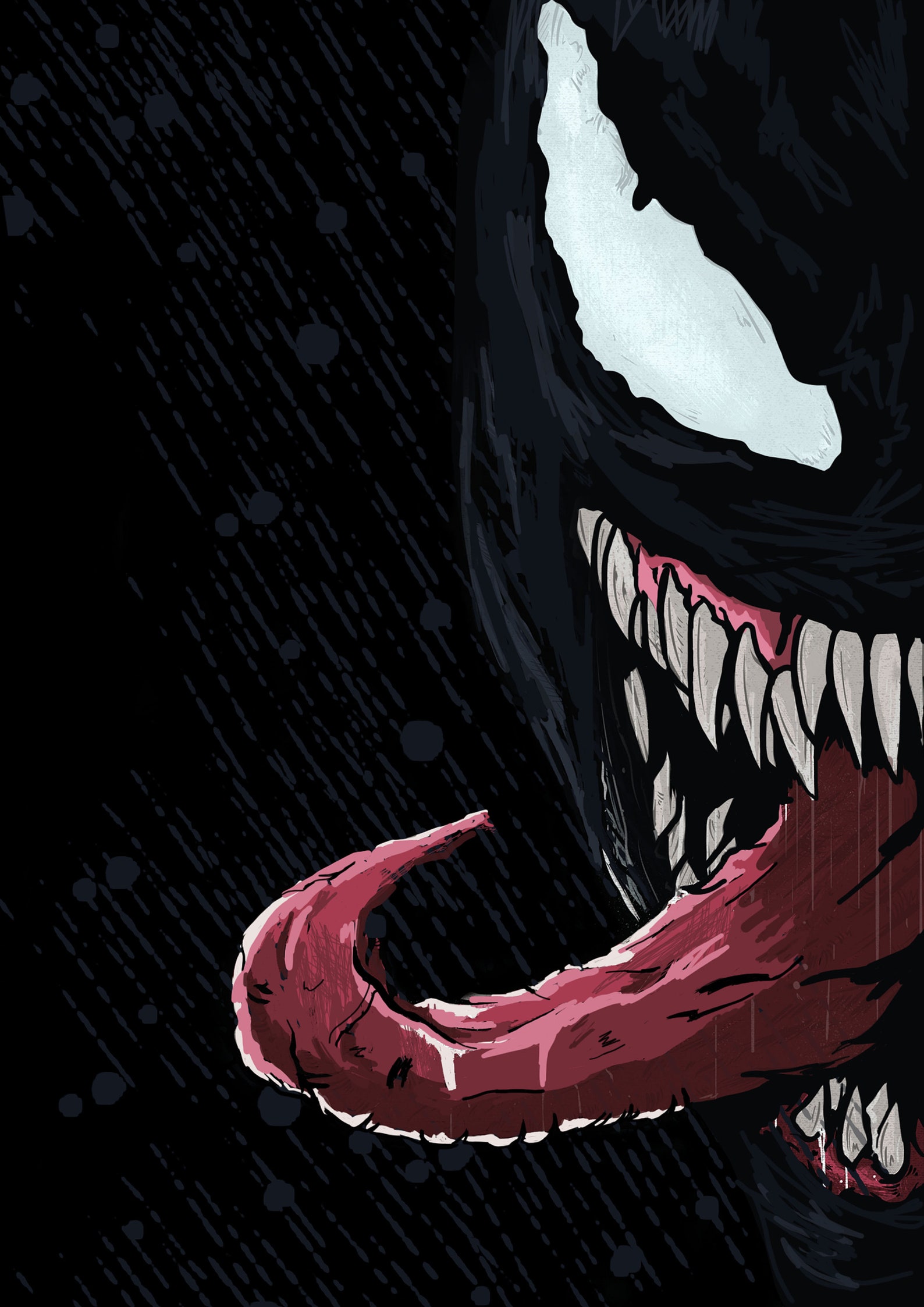 VENOM MARVEL Graphic Design Printable Wall Art Wall Decor | Etsy