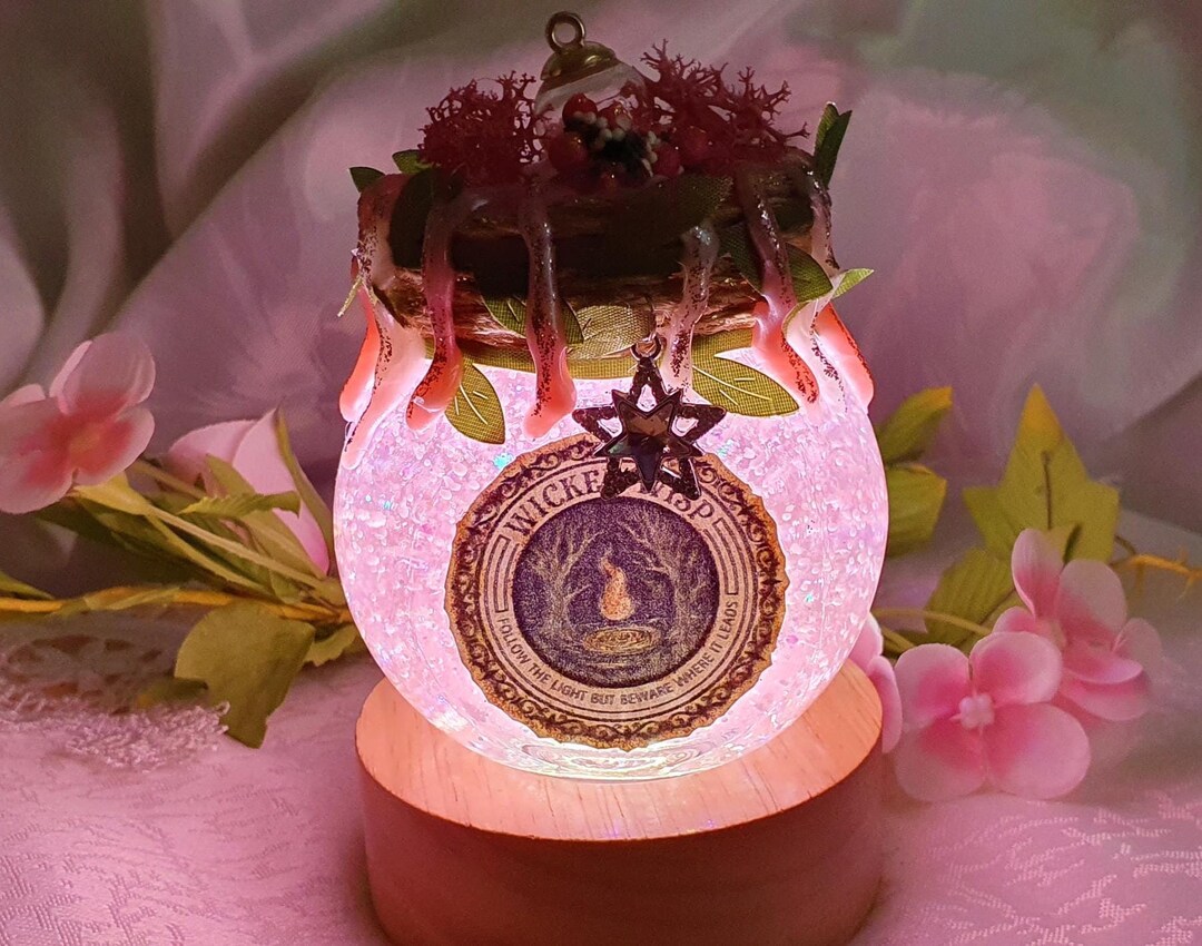 Wickes Wisp Magic Potion, Gift Idea, Decoration, Witches, Wizard, Bookshelf Decor, Fantasy ...