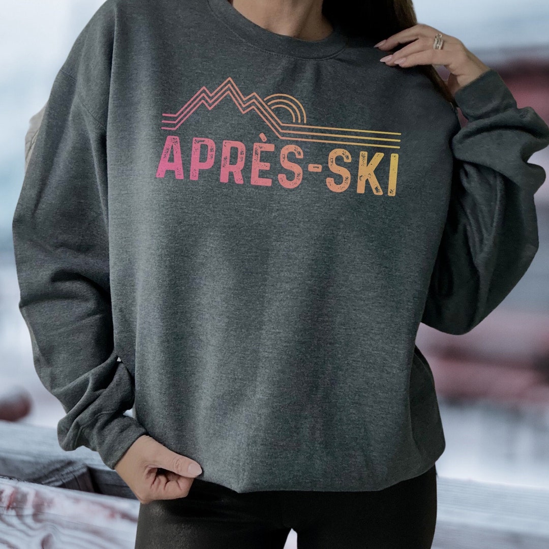 Après Ski Sweatshirt, Ski Trip Sweatshirt, Mountain Ski Shirt, Retro ...