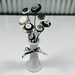 Black and White Button Bouquet, Mini Button Bouquet, Button Bouquet in ...