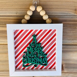 Small Christmas Signs, Framed Hanging Mini Christmas Signs, Christmas ...