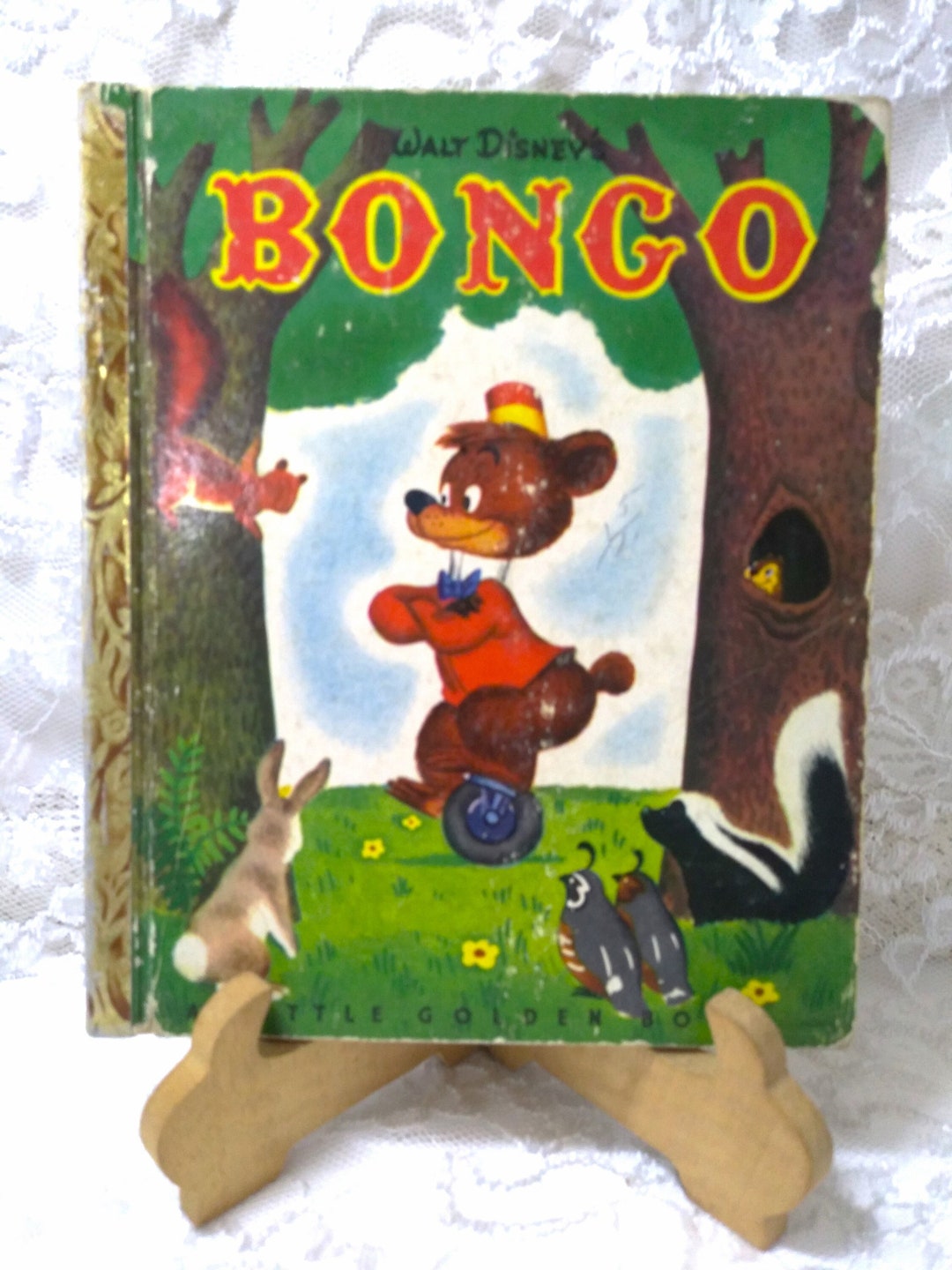 Walt Disney's Bongo A Little Golden Book Adapted by Campbell Grant ...