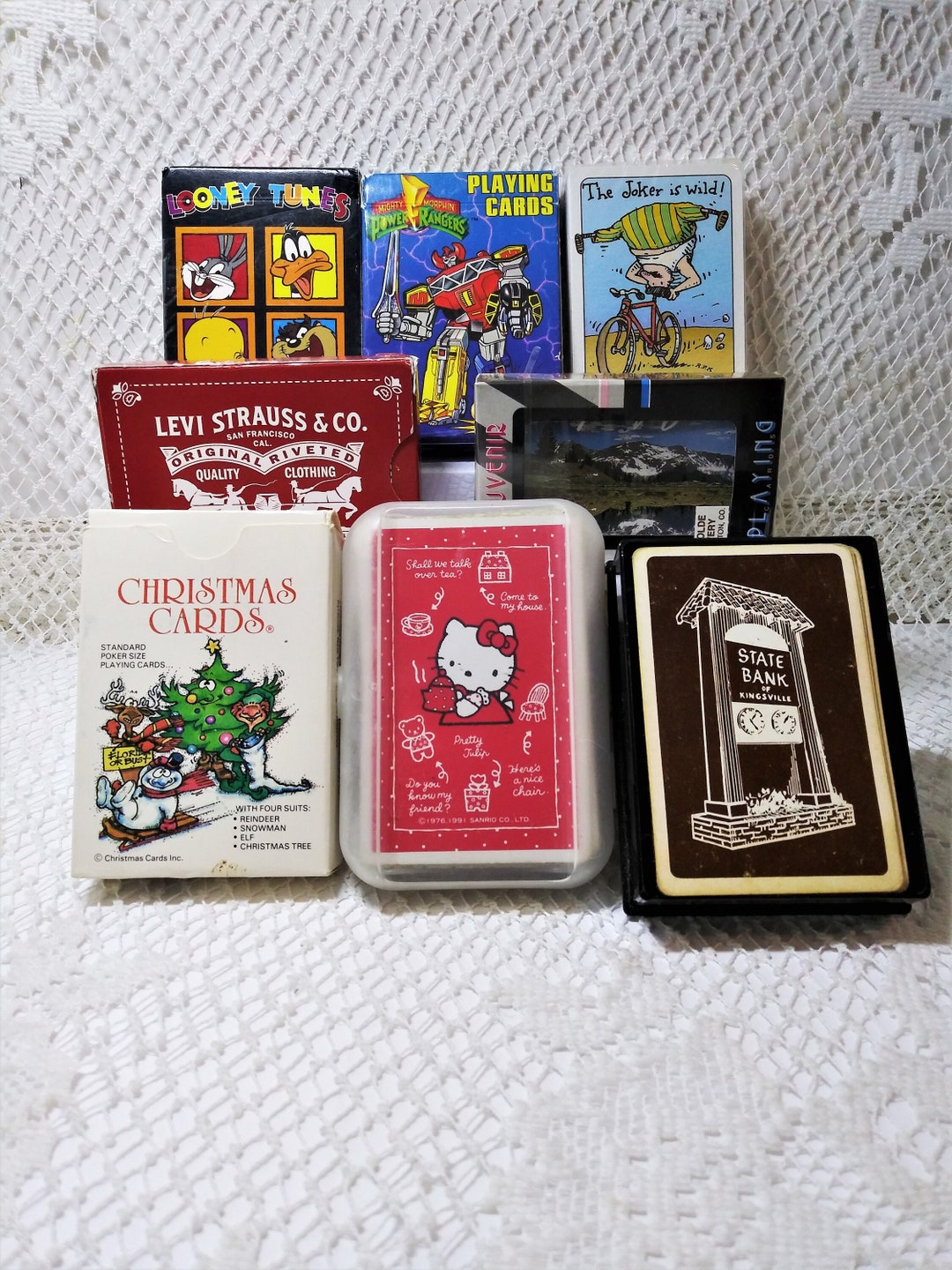 Vintage Decks of Playing Cards Novelty & Advertising Sealed and Used ...