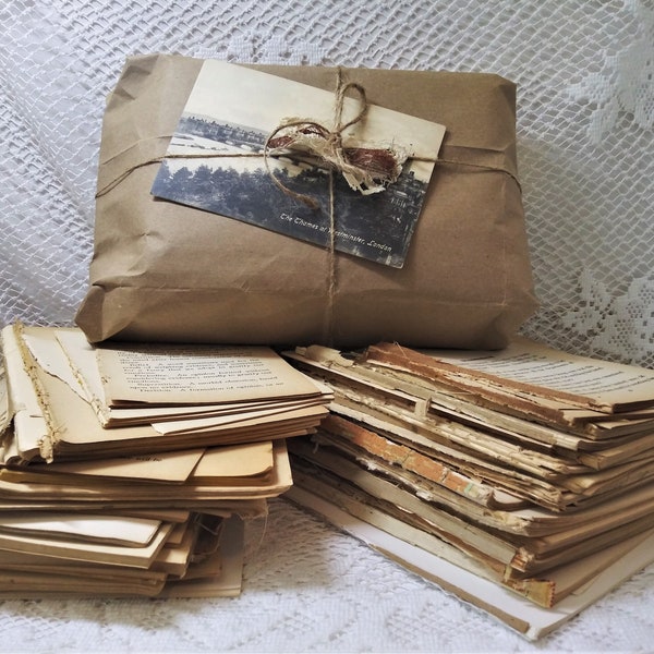 Old Book Pages - Etsy