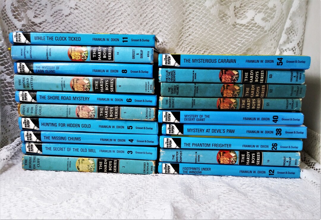 Vintage the Hardy Boys Books 1950s Through 1970s Pictorial Boards Sold ...