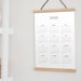 2024-2025 Calendar Printable, Yearly Calendar, Modern Calendar, Simple ...