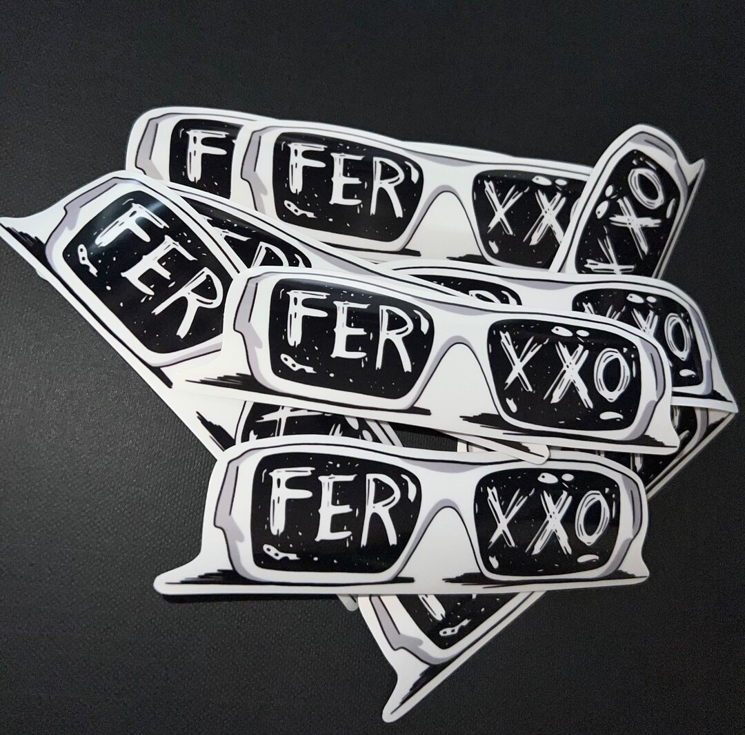 Feid Ferxxo Sticker Glasses, Lentes - Etsy