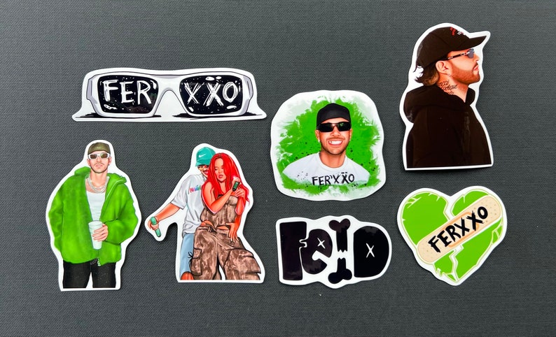 Feid Ferxxo Sticker Packs Waterproof - Etsy