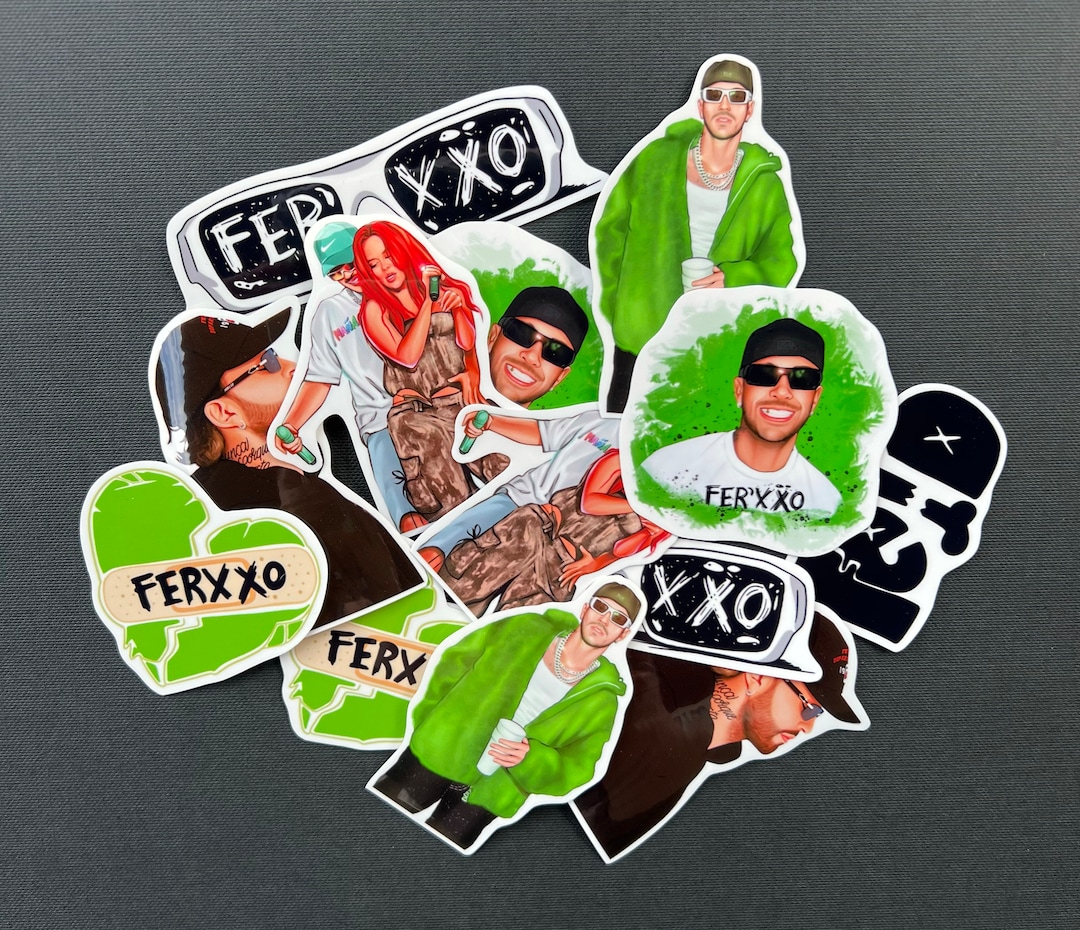Feid Ferxxo Sticker Packs Waterproof - Etsy