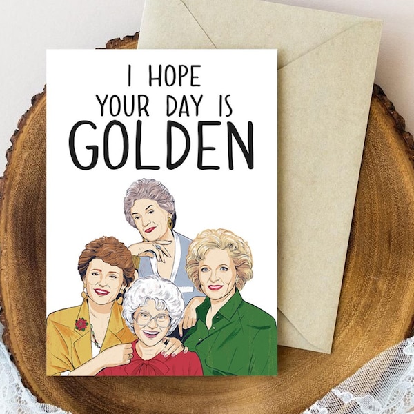 Golden Girls Birthday Card - Etsy